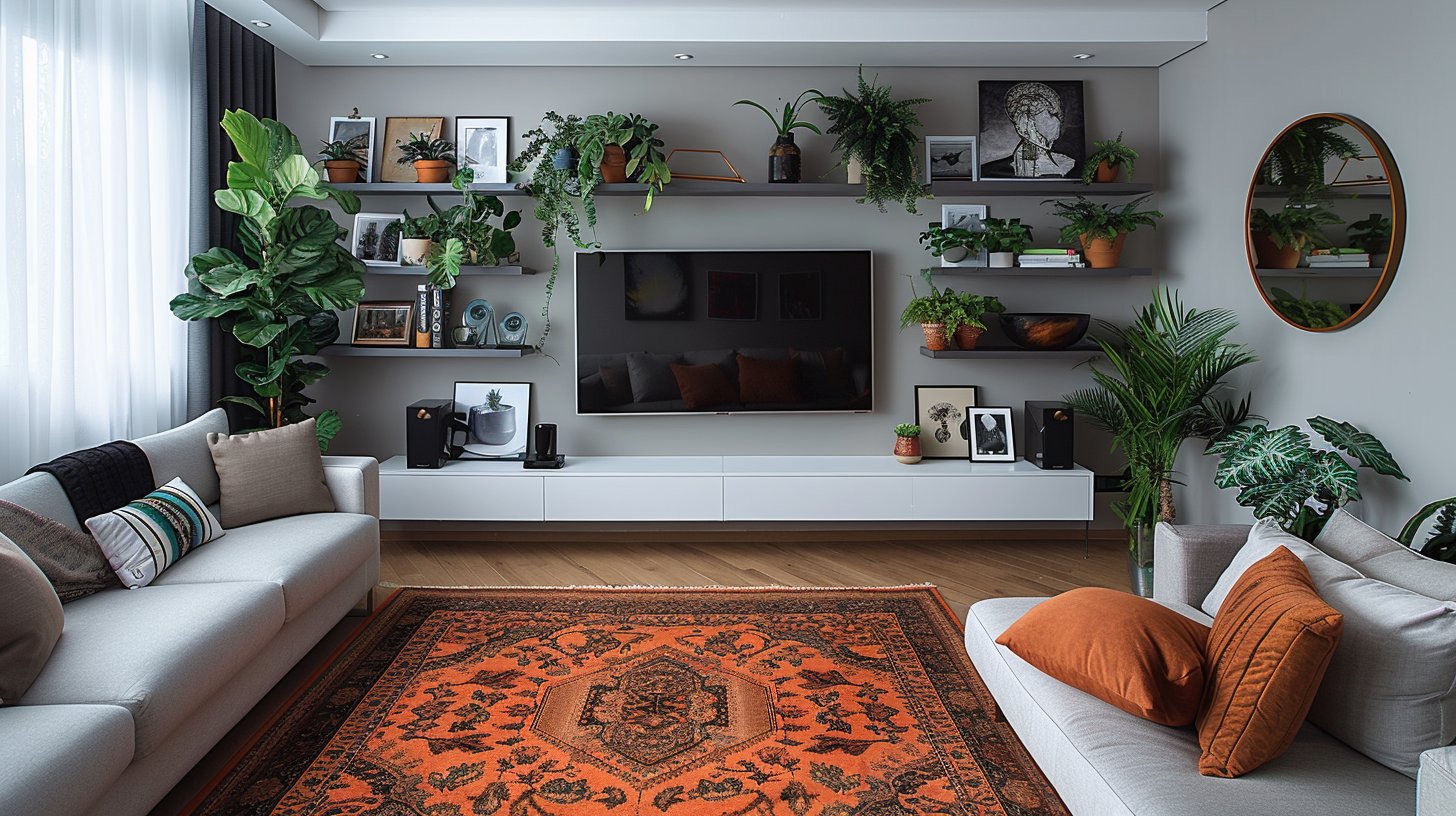 Décorer le mur de sa télévision : astuces et inspirations pour un salon ...